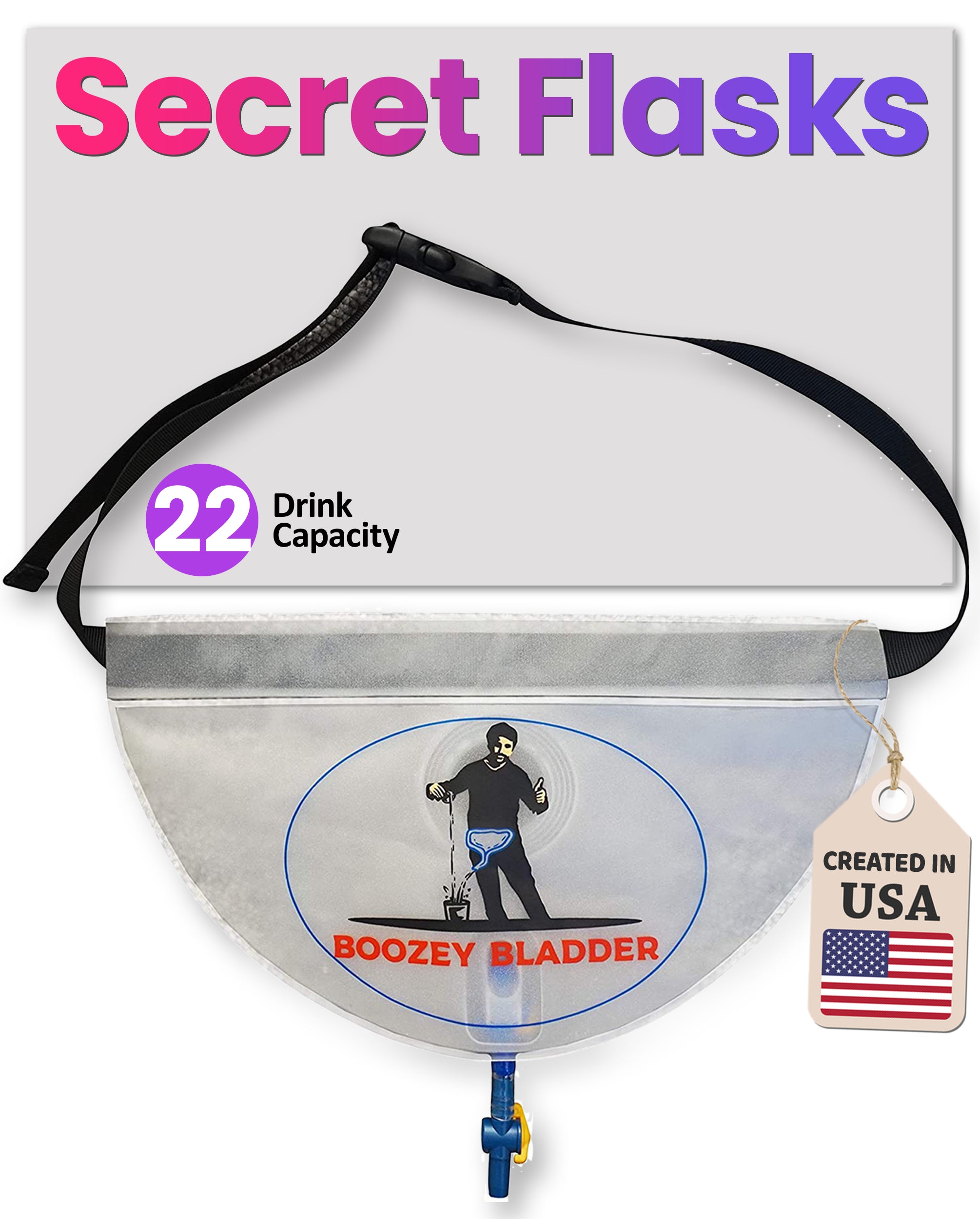 Hidden Flask - Boozey Bladder - Goodbye Overpriced Drinks